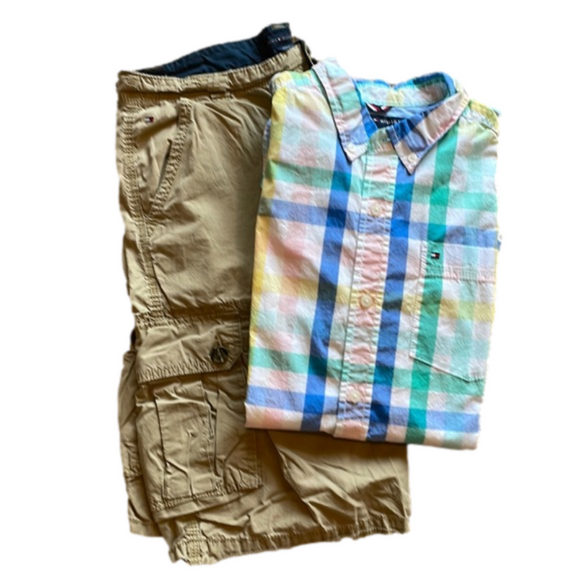 Tommy Hilfiger | Matching Sets | Tommy Hilfiger Boys 2 Short And Shirt ...